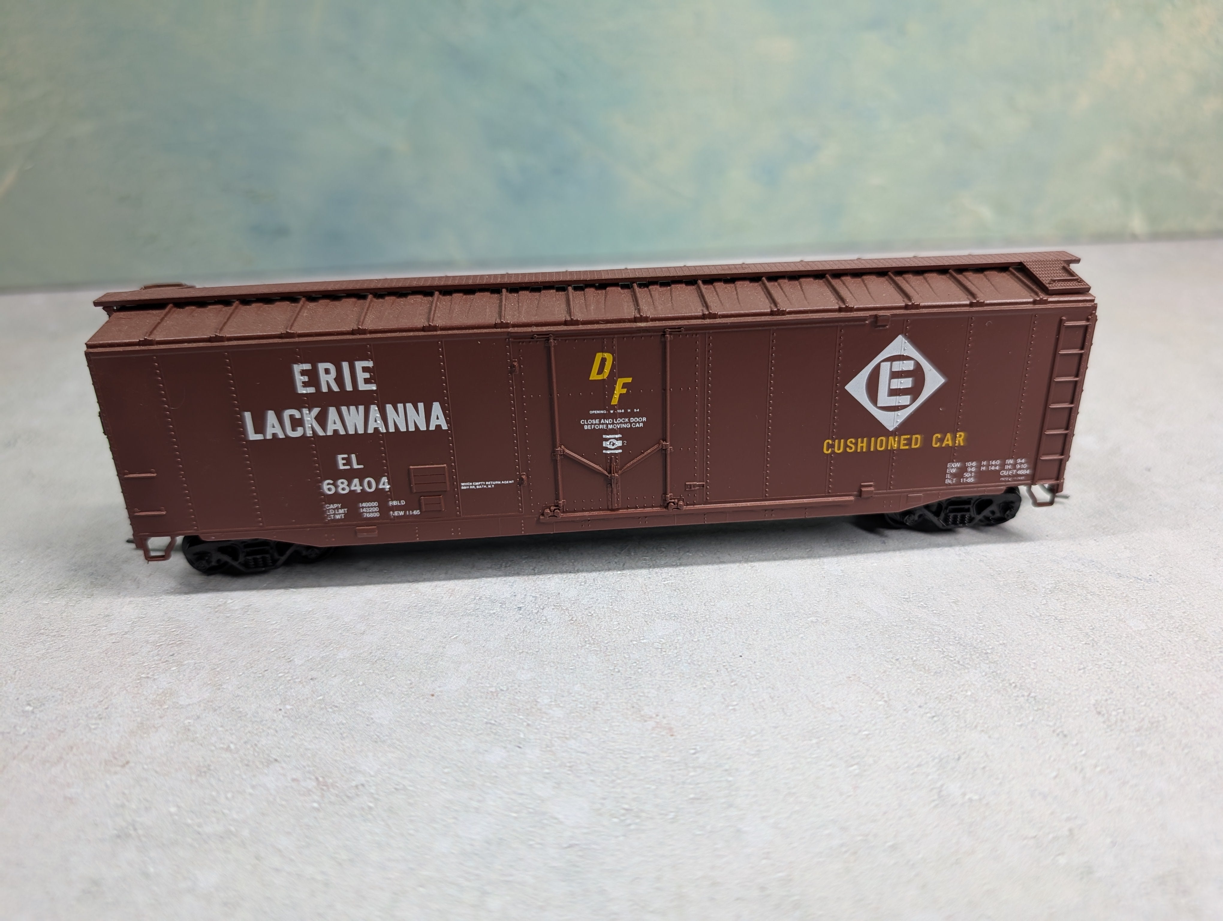 USED Athearn HO Scale 50' Box Car Erie Lackawanna EL #68404