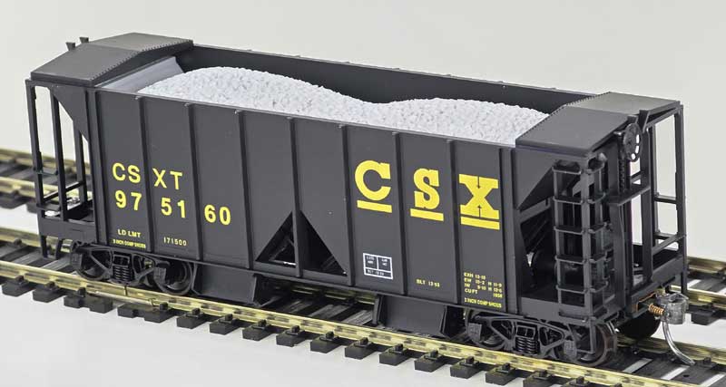 Bowser 3-17019 HO Scale 70-Ton 2 Bay Ballast Car CSX CSXT #975144 KIT