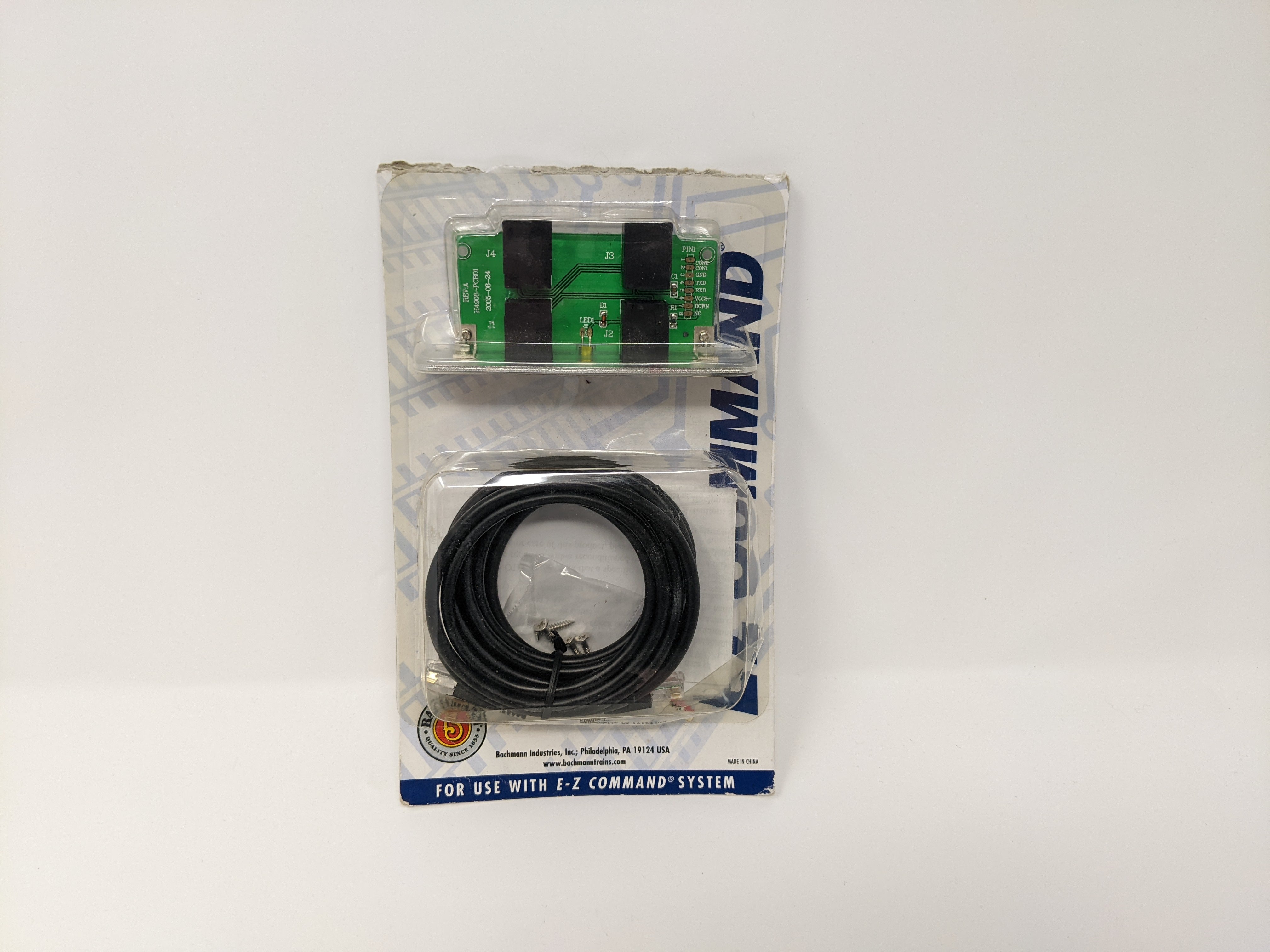 Bachmann 44908 HO Scale, E-Z Command Walk-Around Companion Connector P Bachmann 44908 HO Scale, E-Z Command Walk-Around Companion Connector P