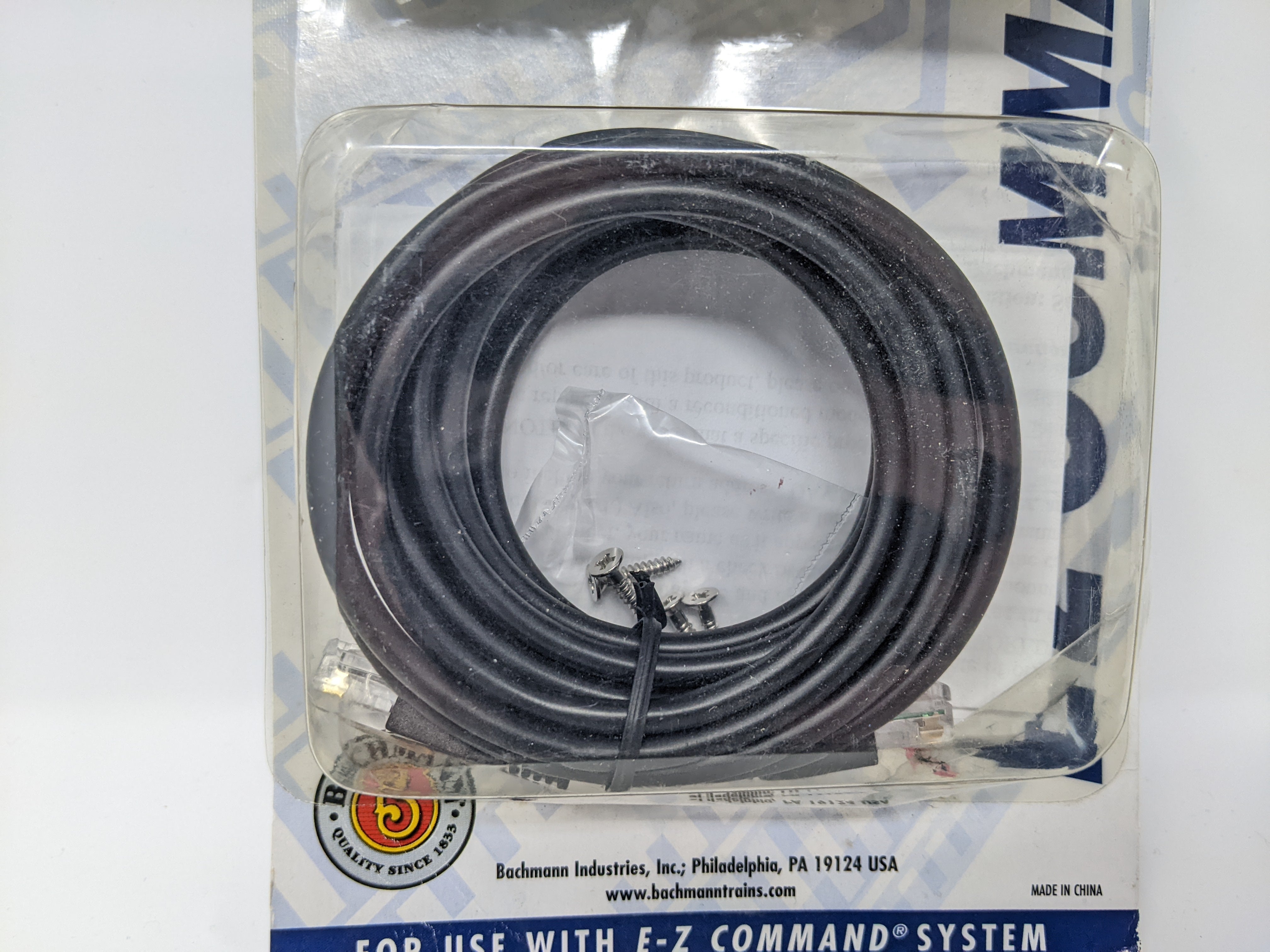 Bachmann 44908 HO Scale, E-Z Command Walk-Around Companion Connector P Bachmann 44908 HO Scale, E-Z Command Walk-Around Companion Connector P