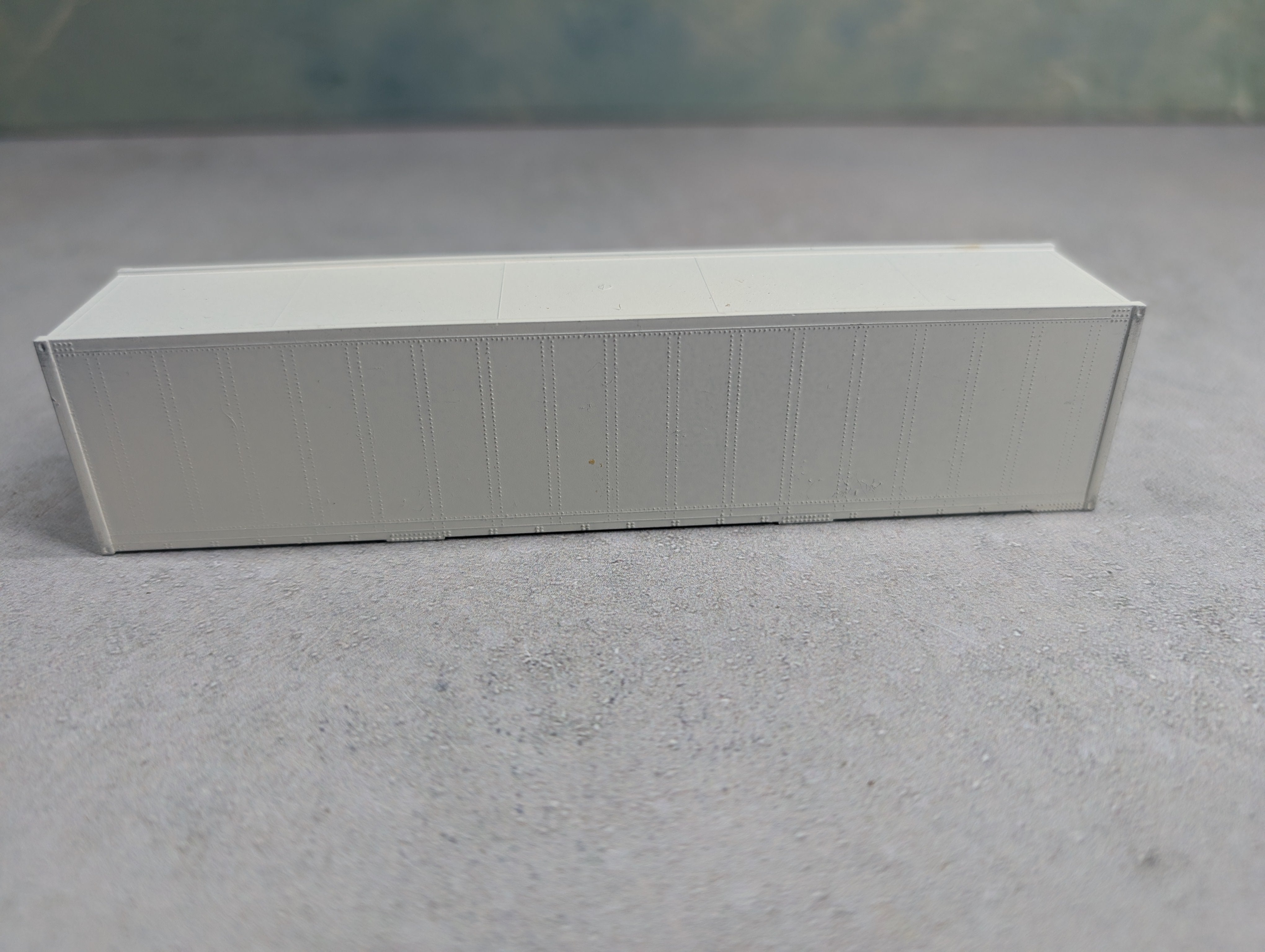 USED Athearn HO Scale 40' Container White Undecorated