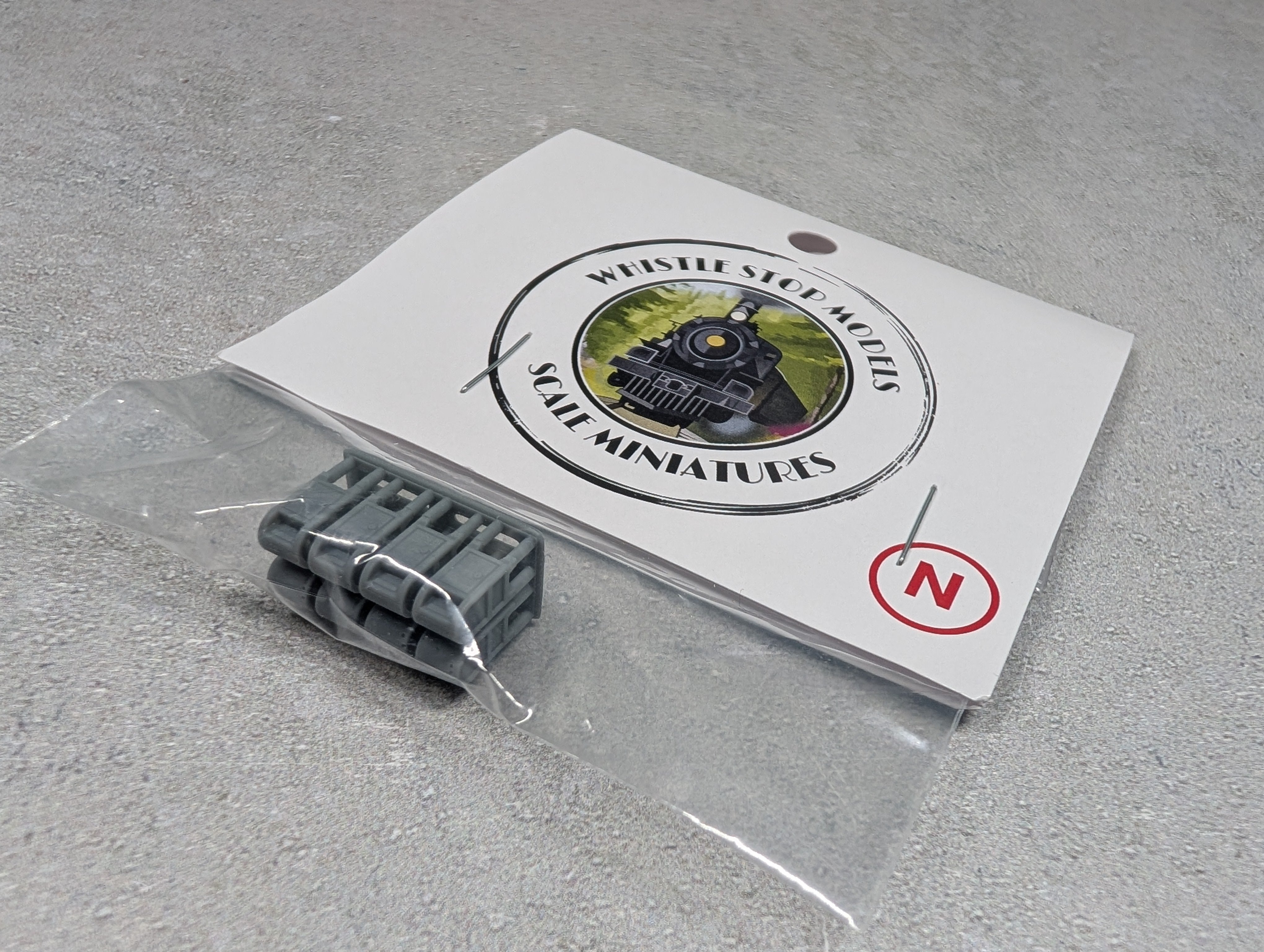 Whistle Stop Models N1009 N Scale Mail Post Boxes, Resin 3D Printed, H