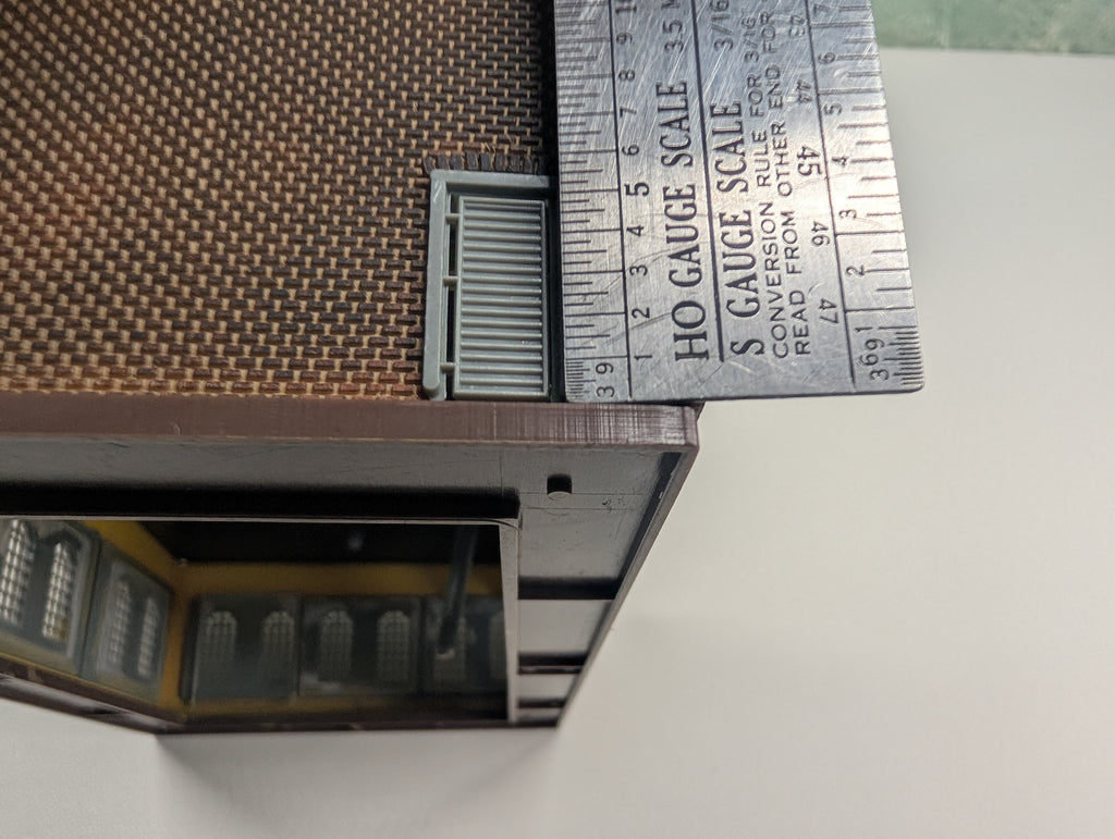 USED Walthers HO Scale Small Brick Warehouse, Small Manufacturing Fact