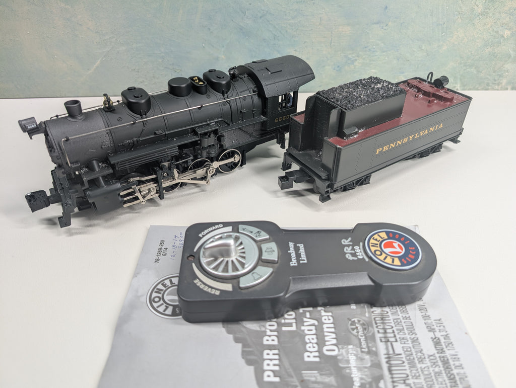USED Lionel 6-81259 O Lionchief 0-8-0 Steam Locomotive, Broadway Limit