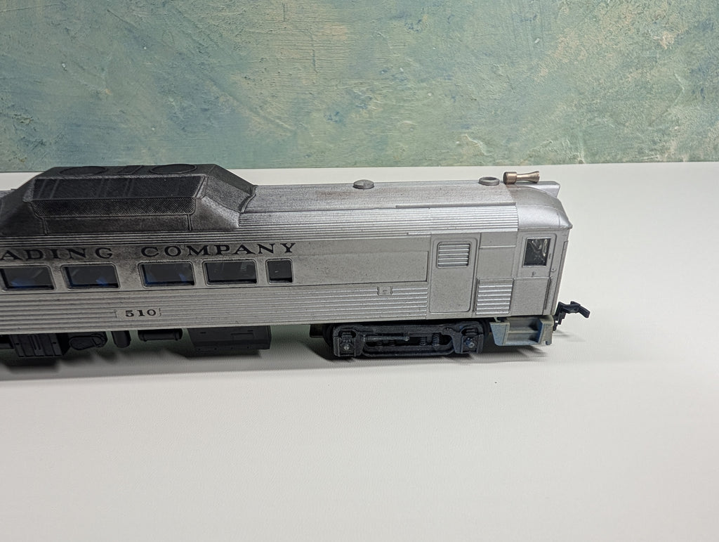 USED ATT HO Scale Budd RDC Locomotive, Weathered Reading Company #510