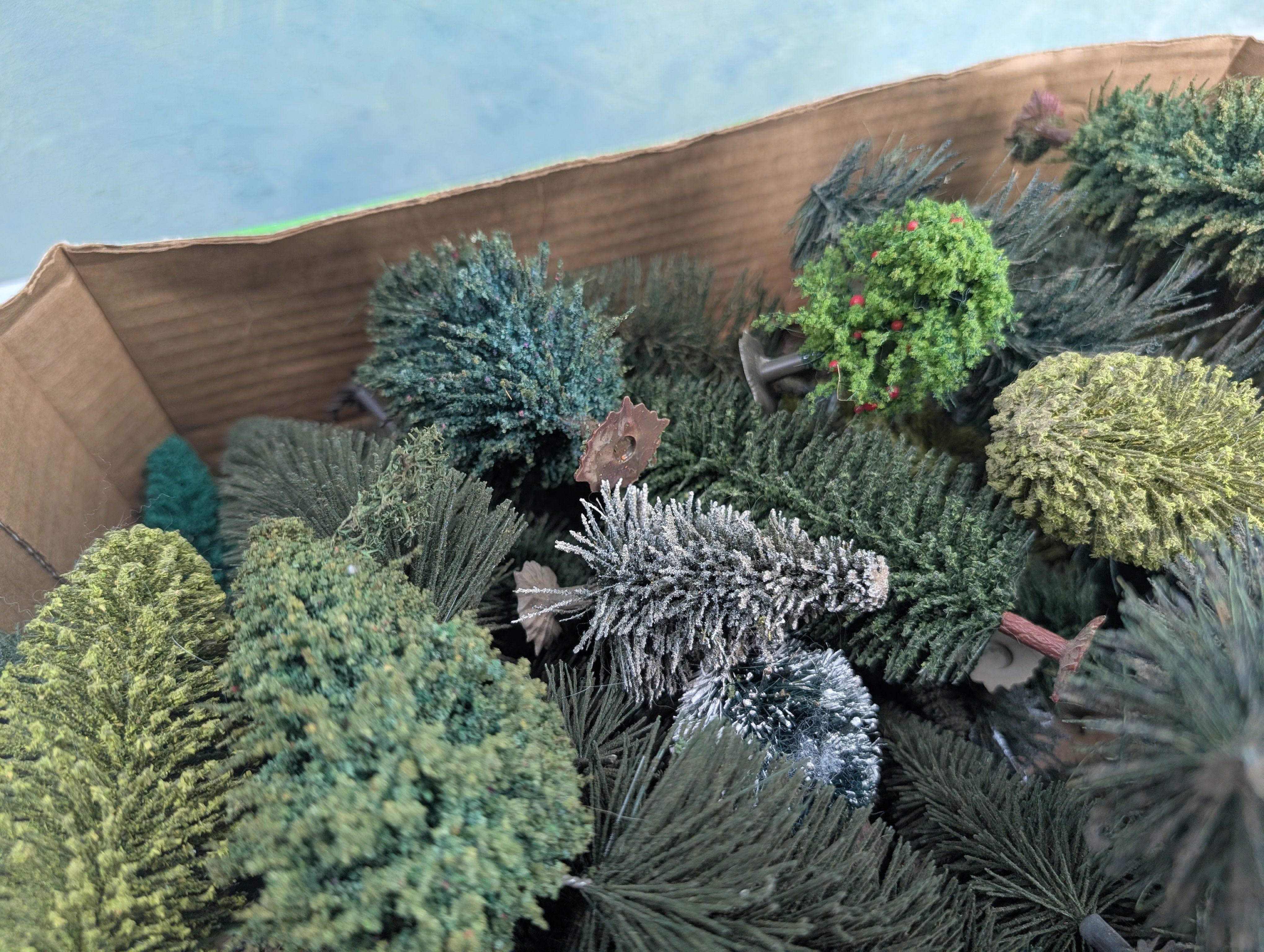 USED Multi Scale Large Lot of Trees, Pine Trees