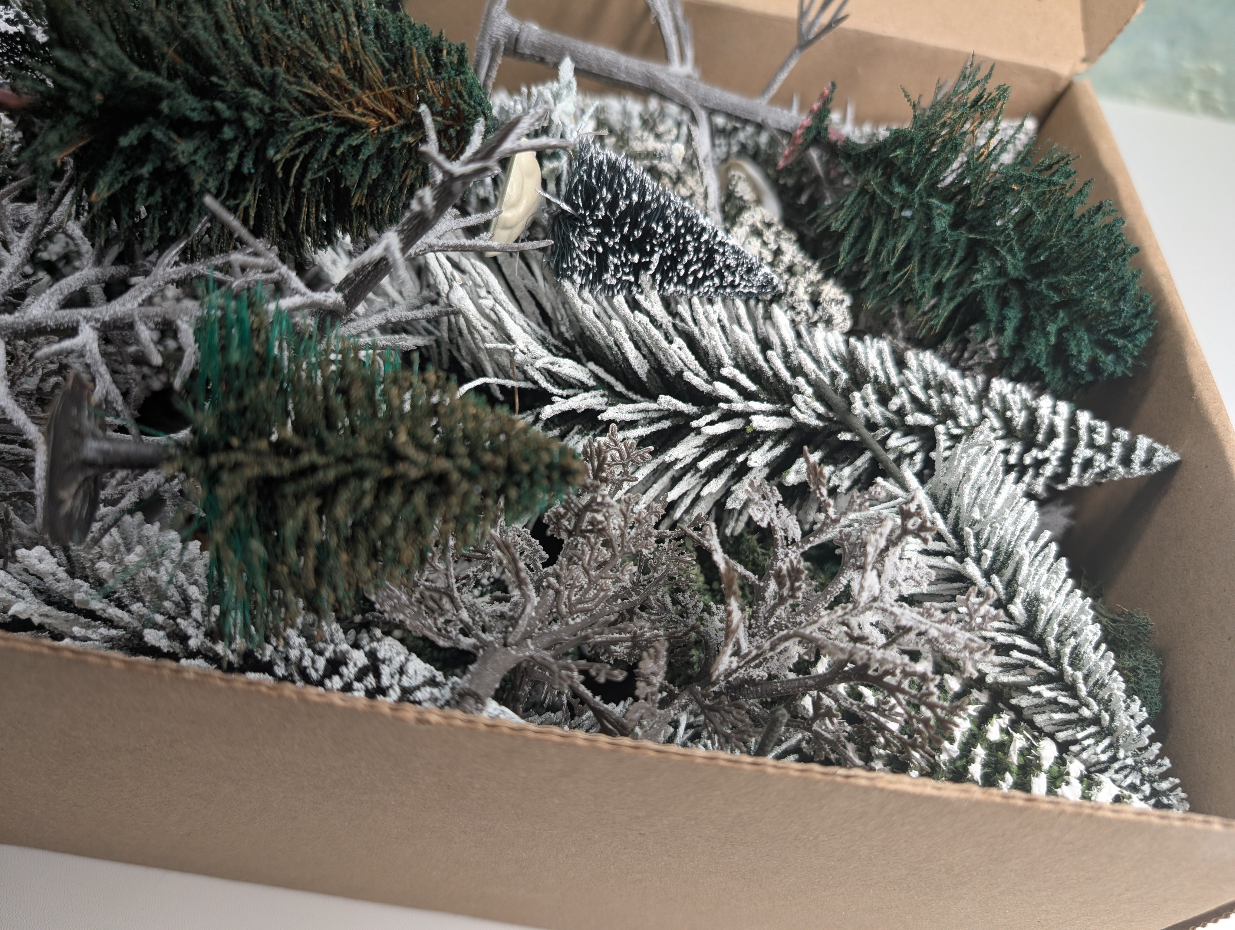 USED Multi Scale Large Lot of Trees, Pine Trees, Snowy Trees