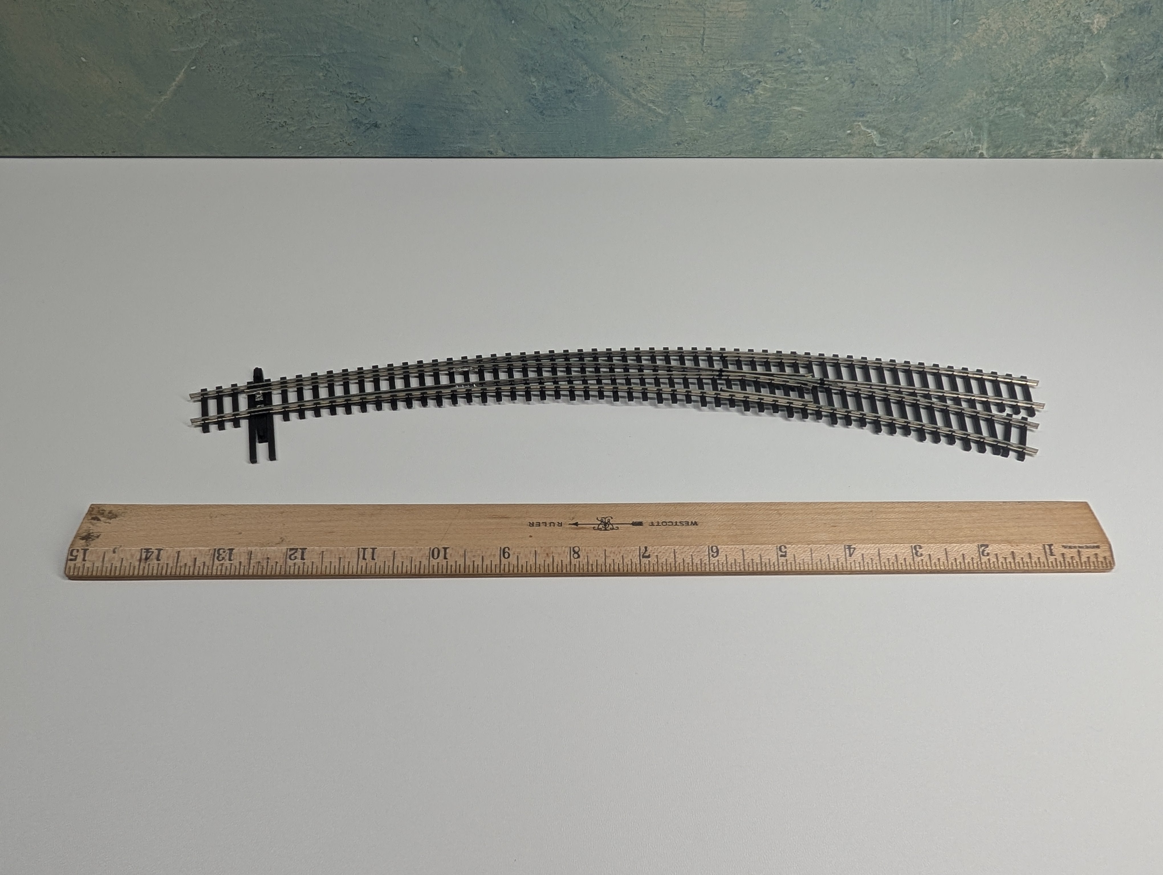 USED Walthers 948-8895 HO Scale #7 Right Hand Curved Turnout Switch Co