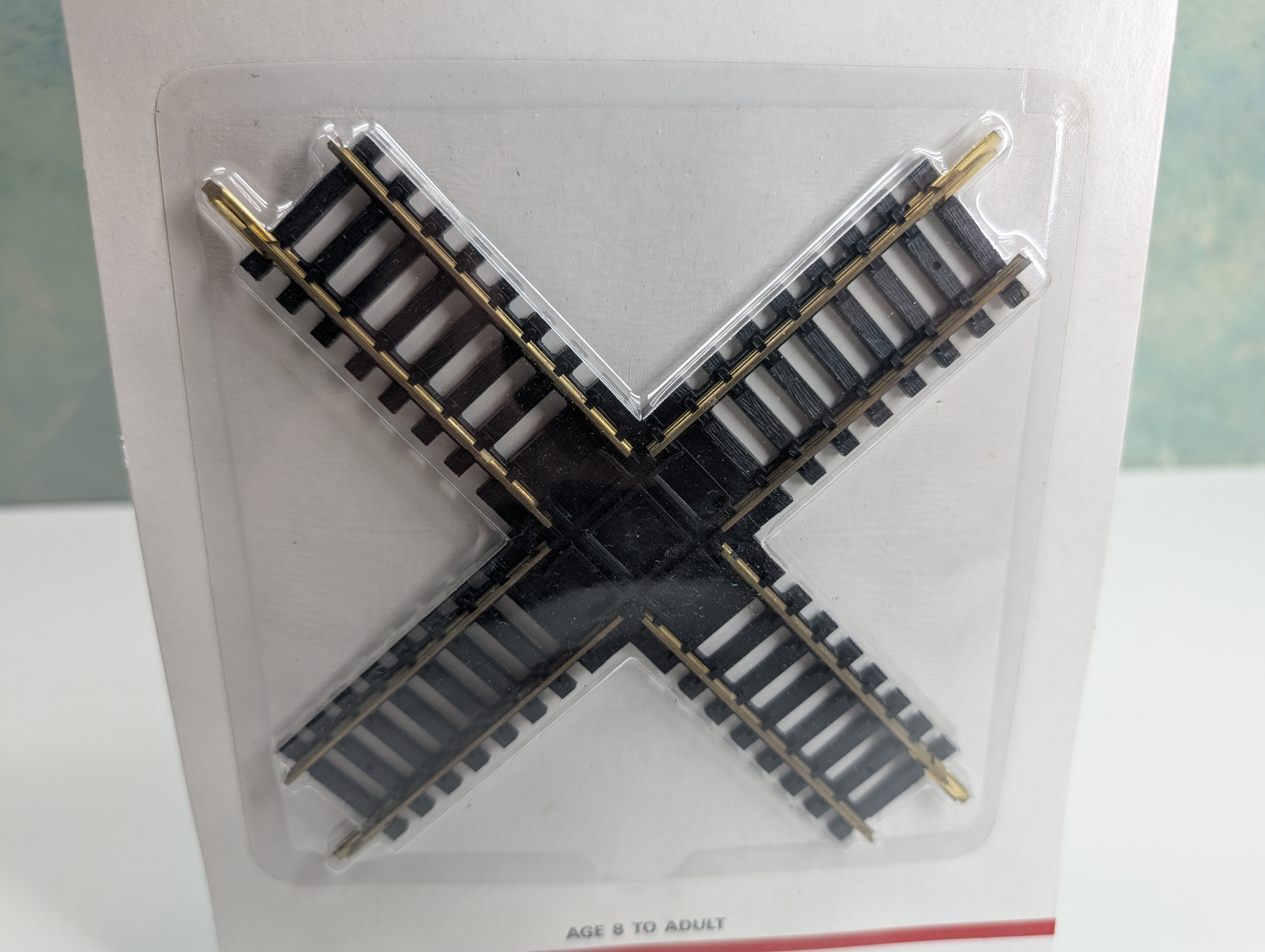 Bachmann 44358 HO Scale 90 Degree Crossing Code 100 Brass Track