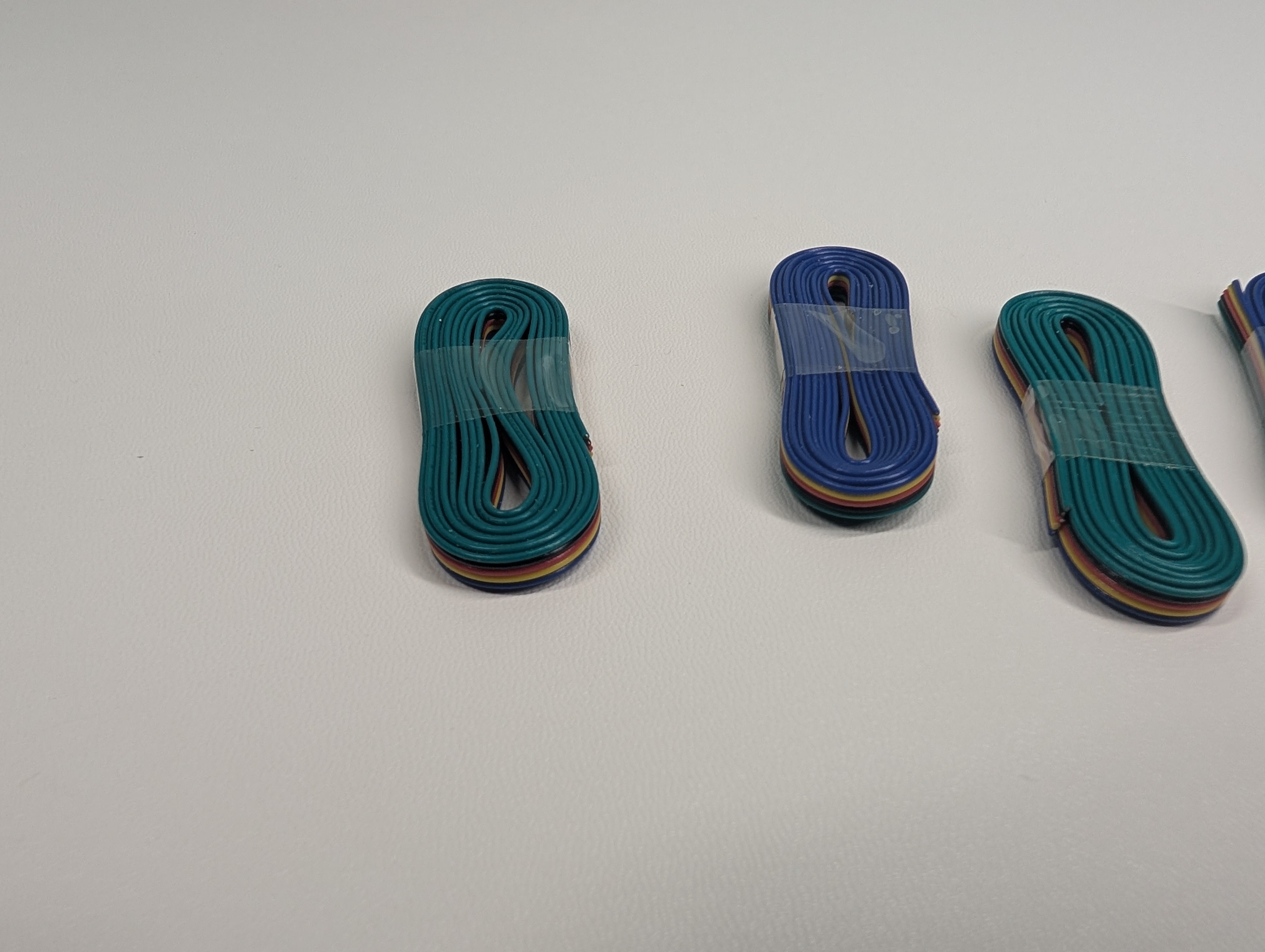 USED MULTI Scale 5 Conductor Ribbon Wire for Turnout Switches (4 pcs)