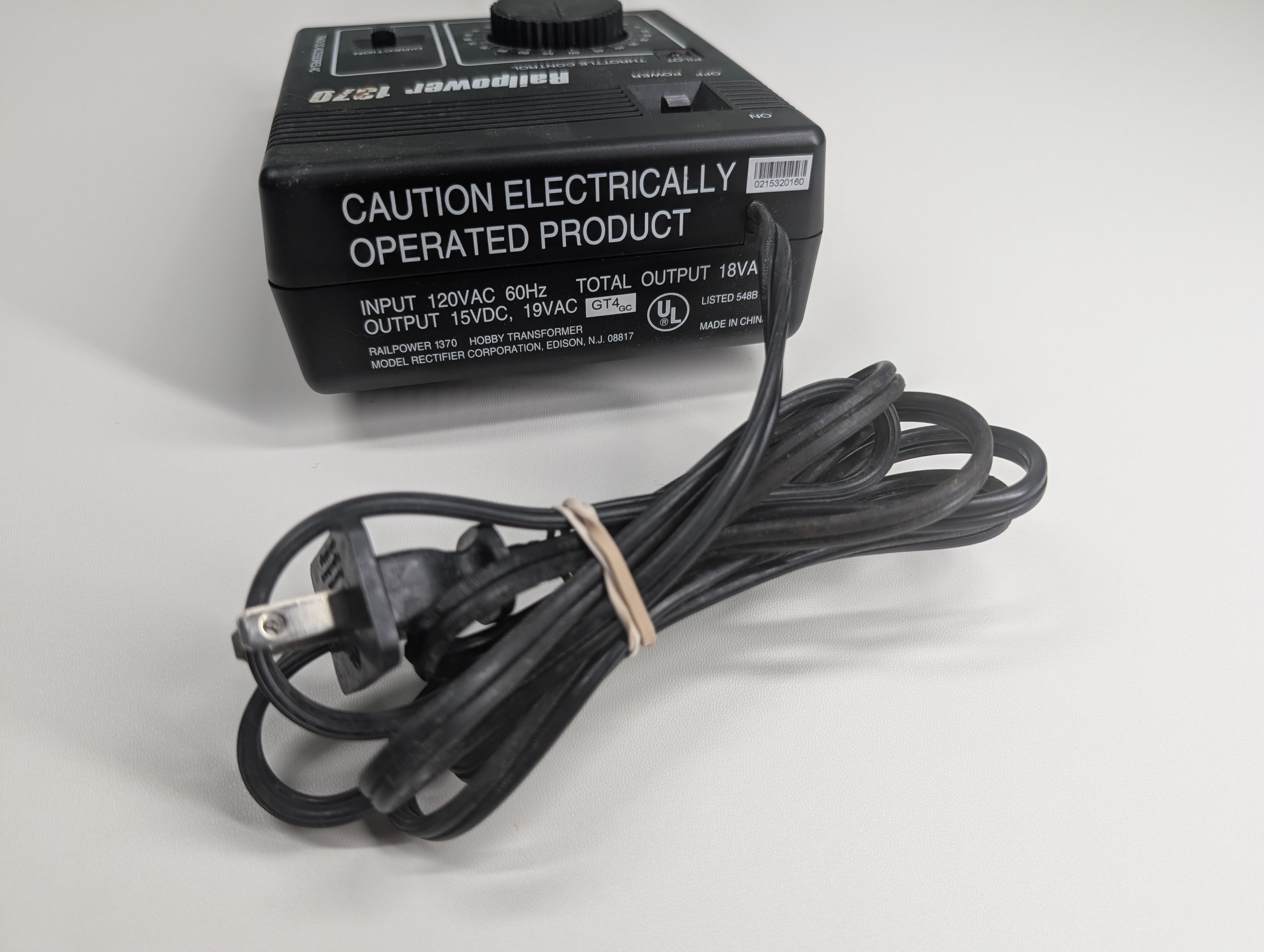 USED MRC MULTI Scale Railpower 1370, HO & N Transformer Tested