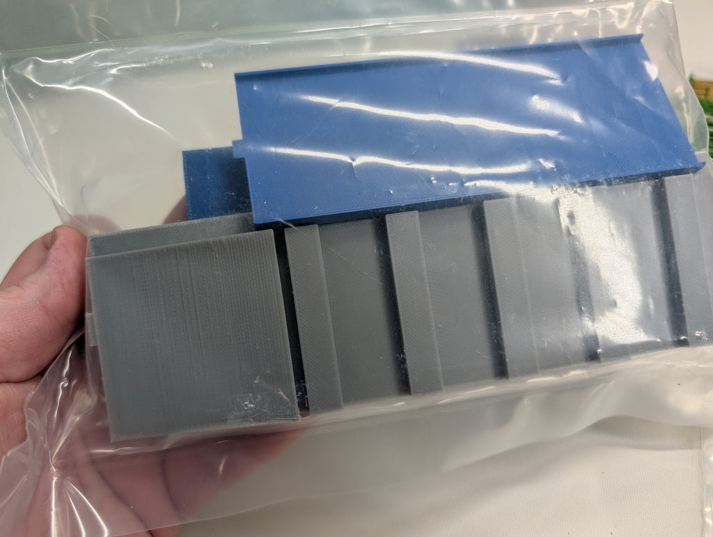 USED HO Scale Lot of Model Train Building Parts & Details for Scratch