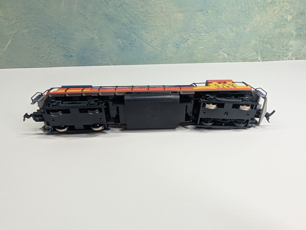 USED PEMCO HO Scale Alco Century 430 Diesel Locomotive Chessie System