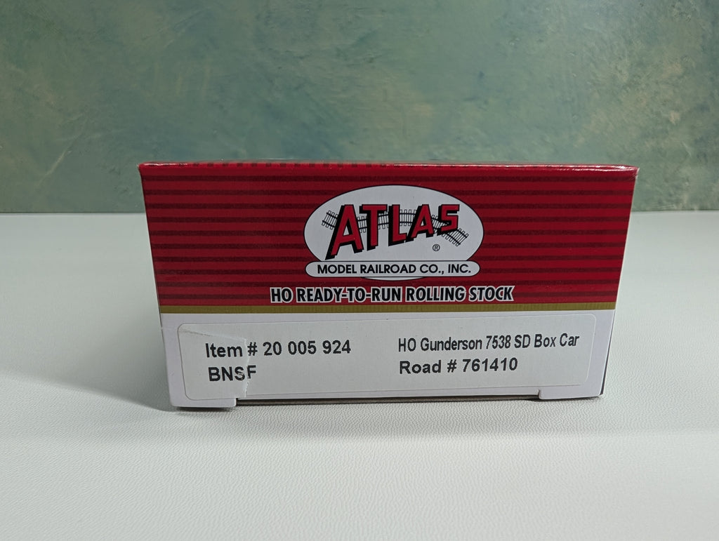 Atlas Master 20005924 HO Scale Gunderson 7538 SD Box Car BNSF #761410