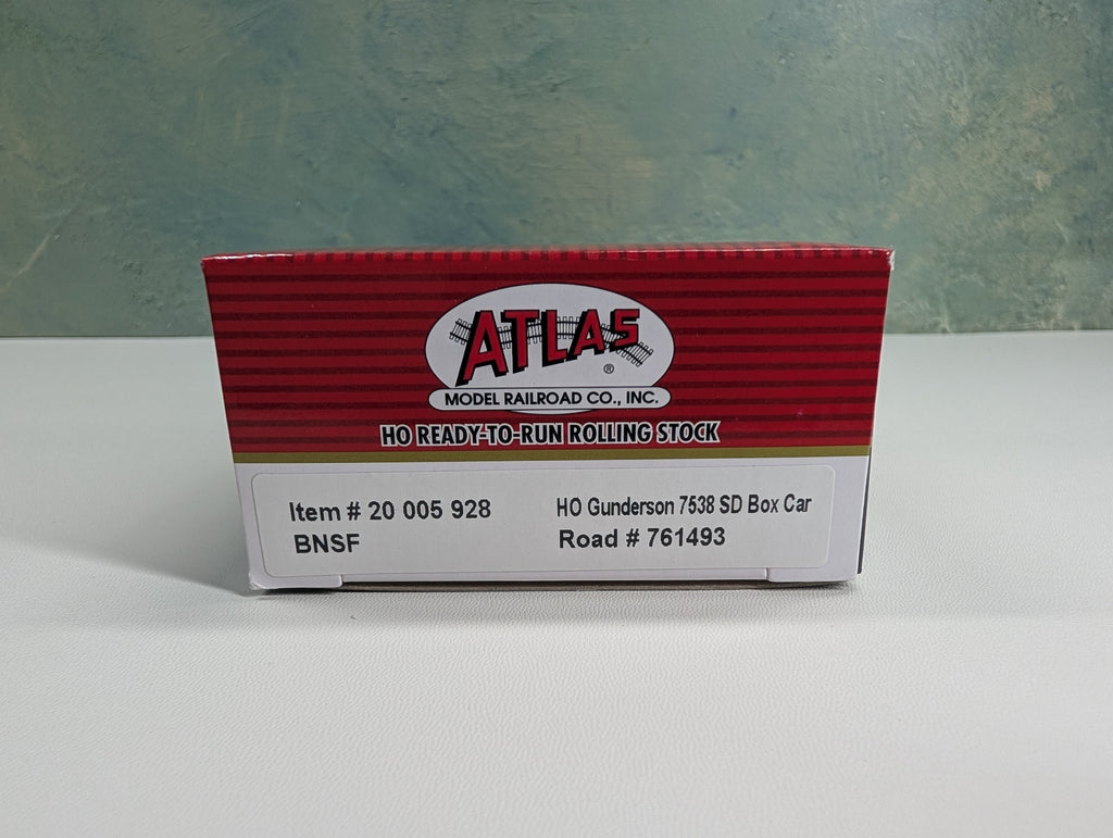 Atlas Master 20005928 HO Scale Gunderson 7538 SD Box Car BNSF #761493