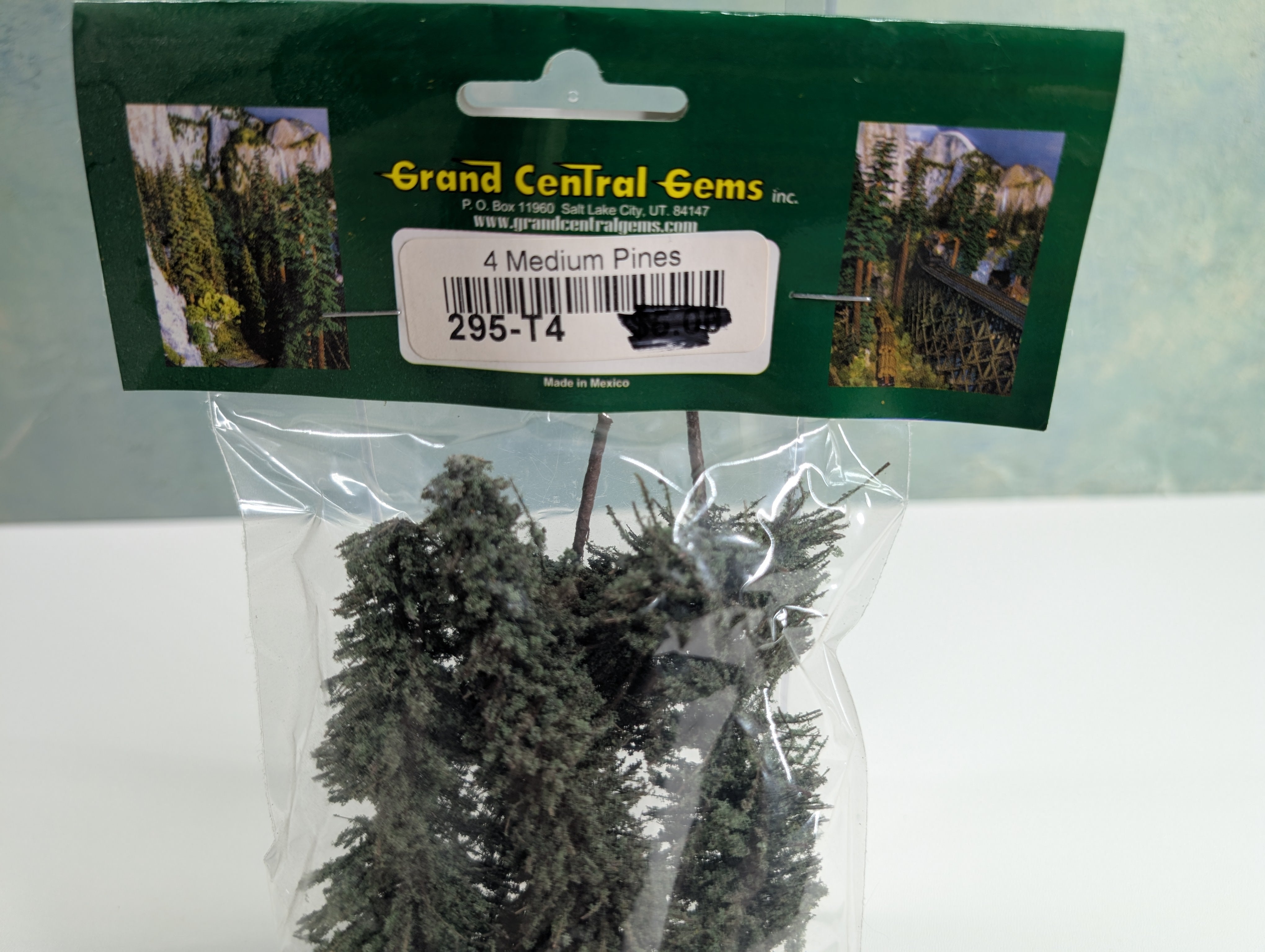Grand Central Gems 295-T4 Multi Scale 4 Medium Pine Trees