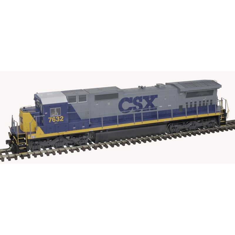 Atlas Master 10004197 HO Scale, Dash 8-40C, CSX #7632, [YN2] White Roo
